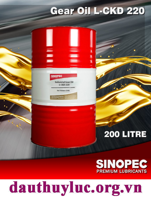 Dầu bánh răng Sinopec L-CKD 220 - Dầu Thủy Lực, Dau thuy luc